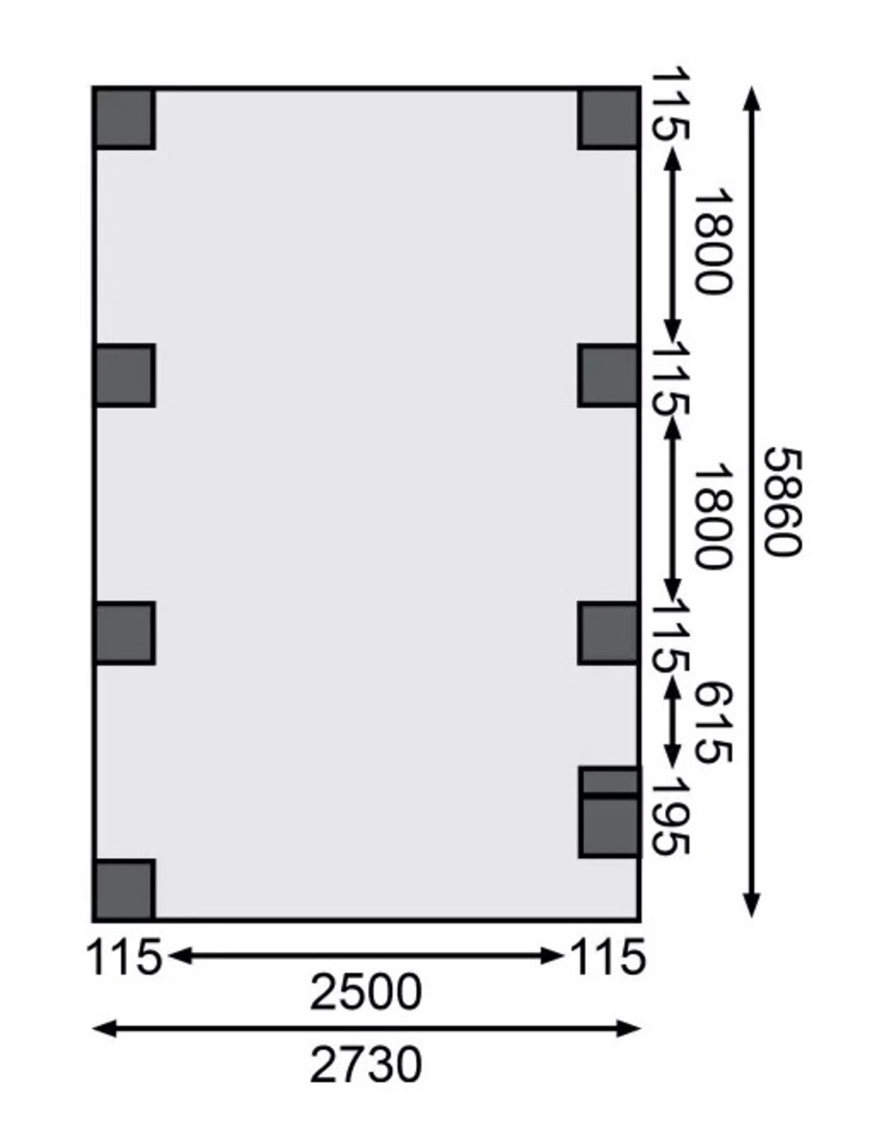 Carport KARIBU CLASSIC 2B 61953 LG3302 | zeleneudoli.cz